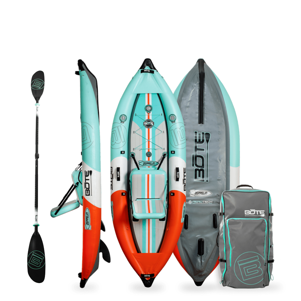 Zeppelin Aero 10′ Classic Seafoam Inflatable Kayak - geartopia-africa