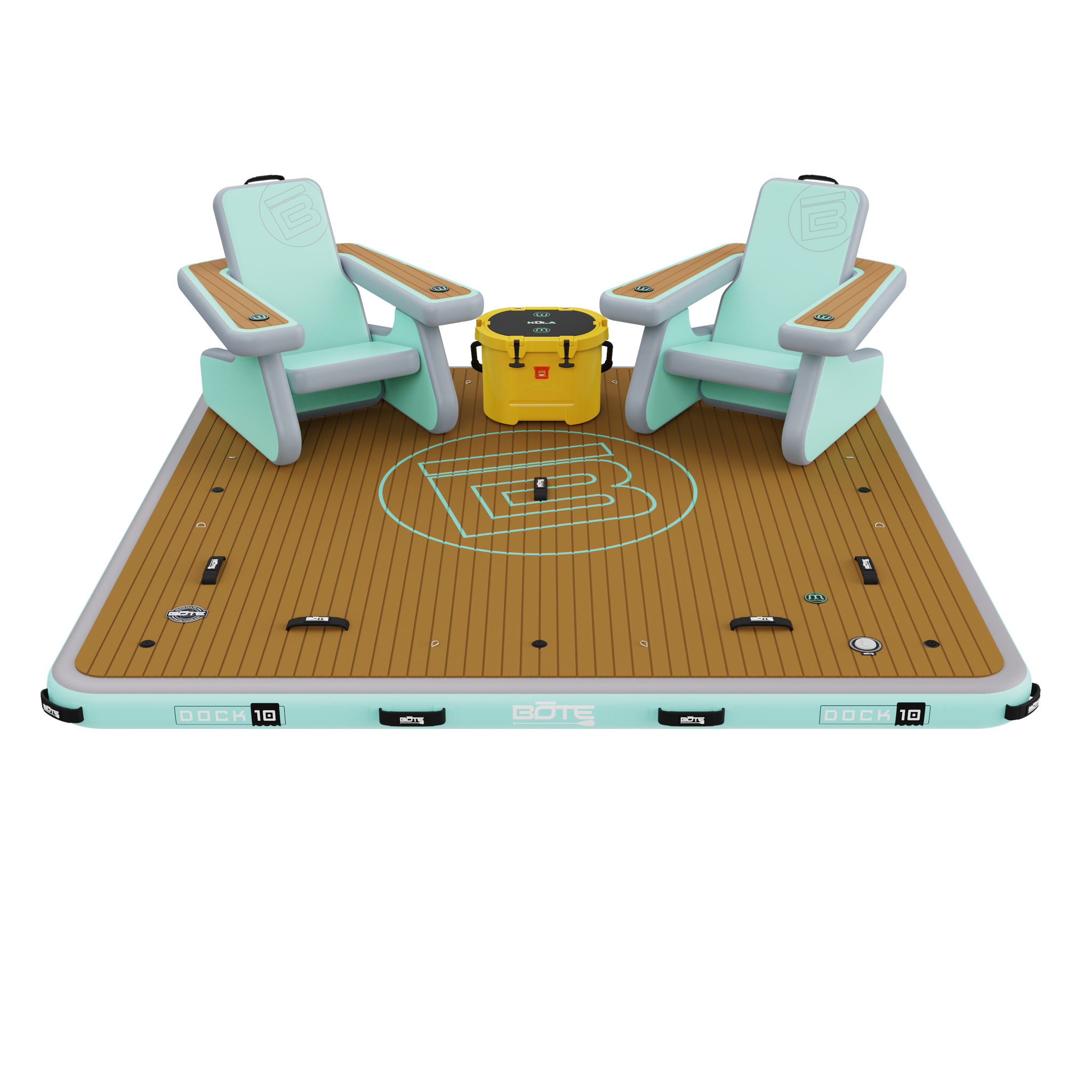 Inflatable Hagnout Dock 10 Classic King Package | 10'×10' Floating ...